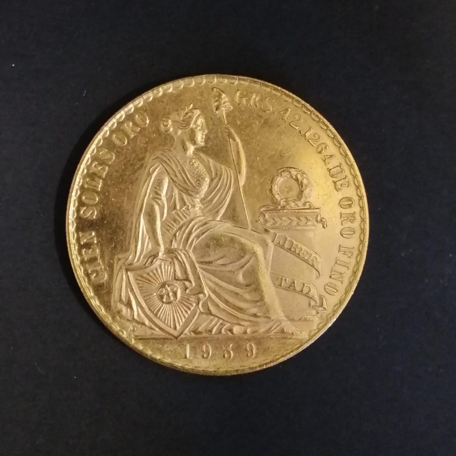 100 Soles Peruanos 1959 Monedas Del Mundo Numism tica Y Coleccionismo 100 Soles Peruanos 1959 Monedas Del Mundo Numism tica Y Coleccionismo